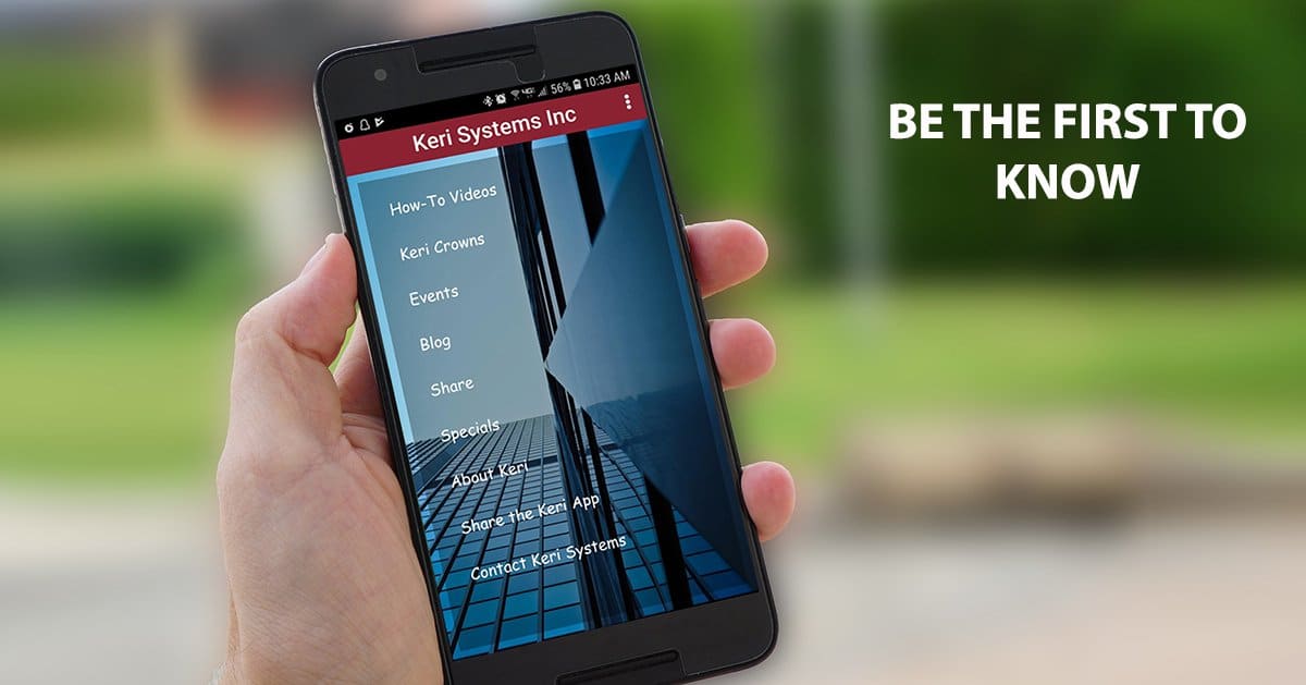 Get The Keri Customer Relationships App - Keri Systems Europe